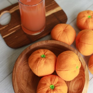 Mandarin / Tangerine Orange Citrus Felt (pretend Play Food, Fruits ...