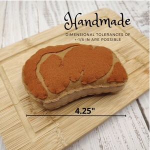 Meat Steak Rib-eye, Roast Steak Play Food / Felt Food, Pretend Play ...
