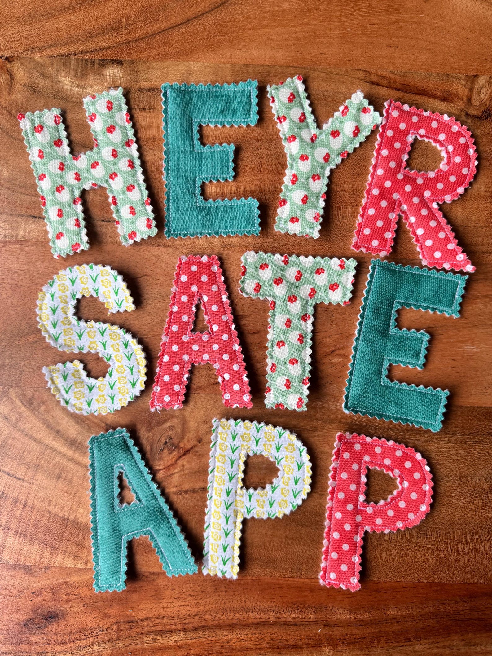 PDF Full Alphabet Uppercase Sewing Pattern in 2 Sizes | DIY Birthday ...