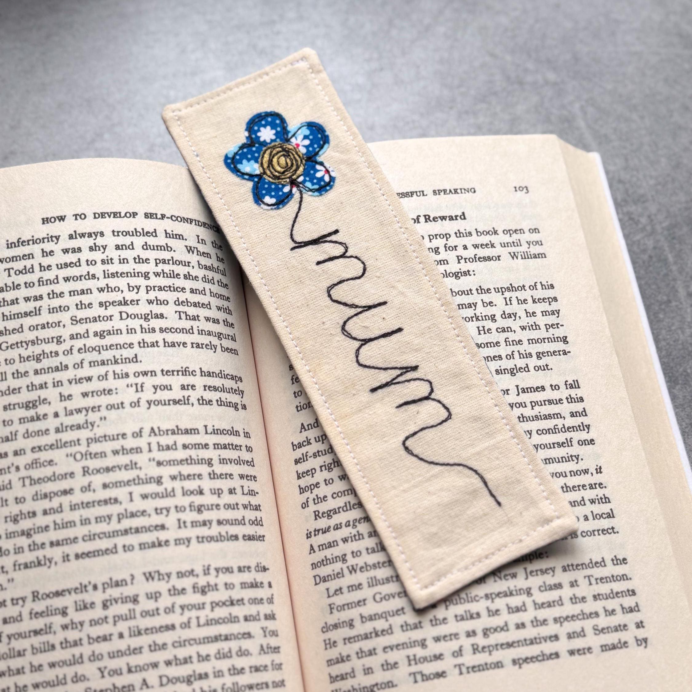 PDF Fabric Bookmark Sewing Pattern | Beginner-friendly DIY Tutorial ...