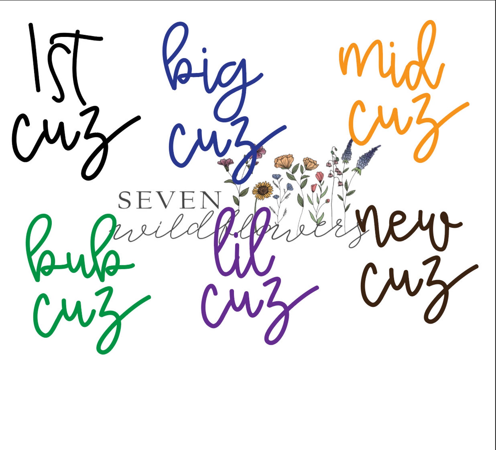 Cousins Svg, Cousins Make the Best Friends Cut File, Big Cuz, Lil Cuz ...