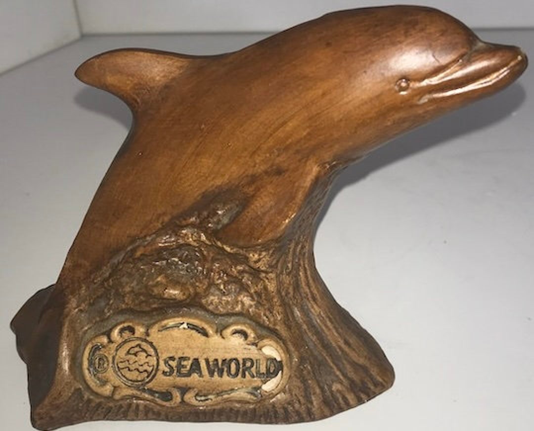 Vintage Retired Model Sea World® Ceramic Dolphin Coin Bank - Etsy