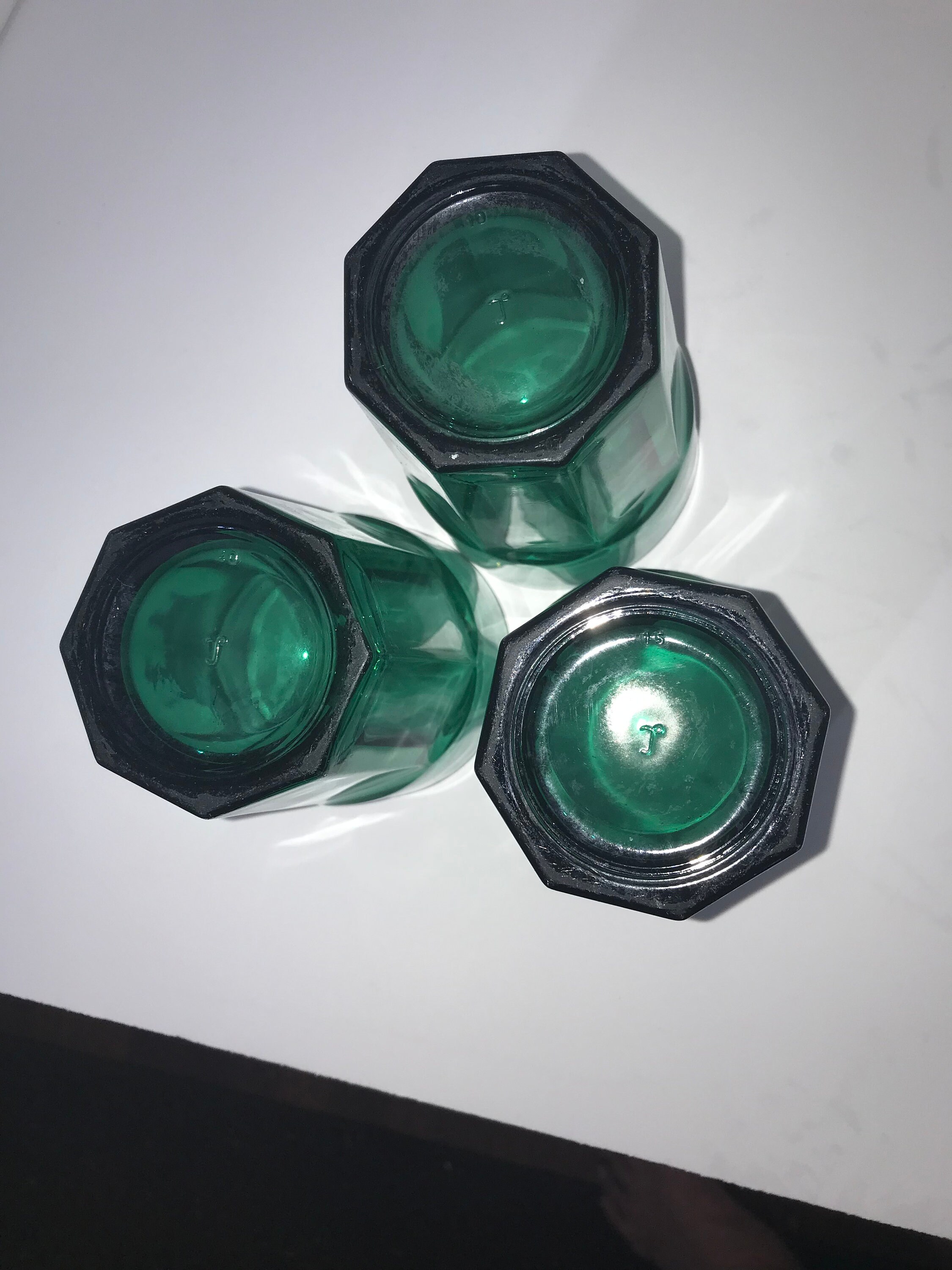 Libbey Duratuff Emerald Green Glass Tumblers - Etsy