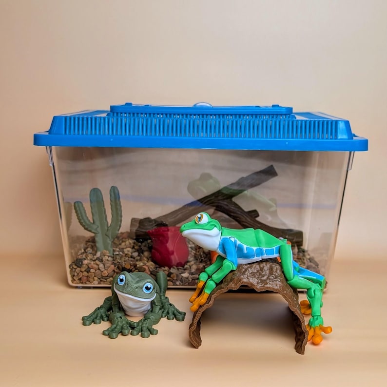 Articulating Pet Tree Frog Terrarium, No Maintenance DIY Kit, Realistic ...