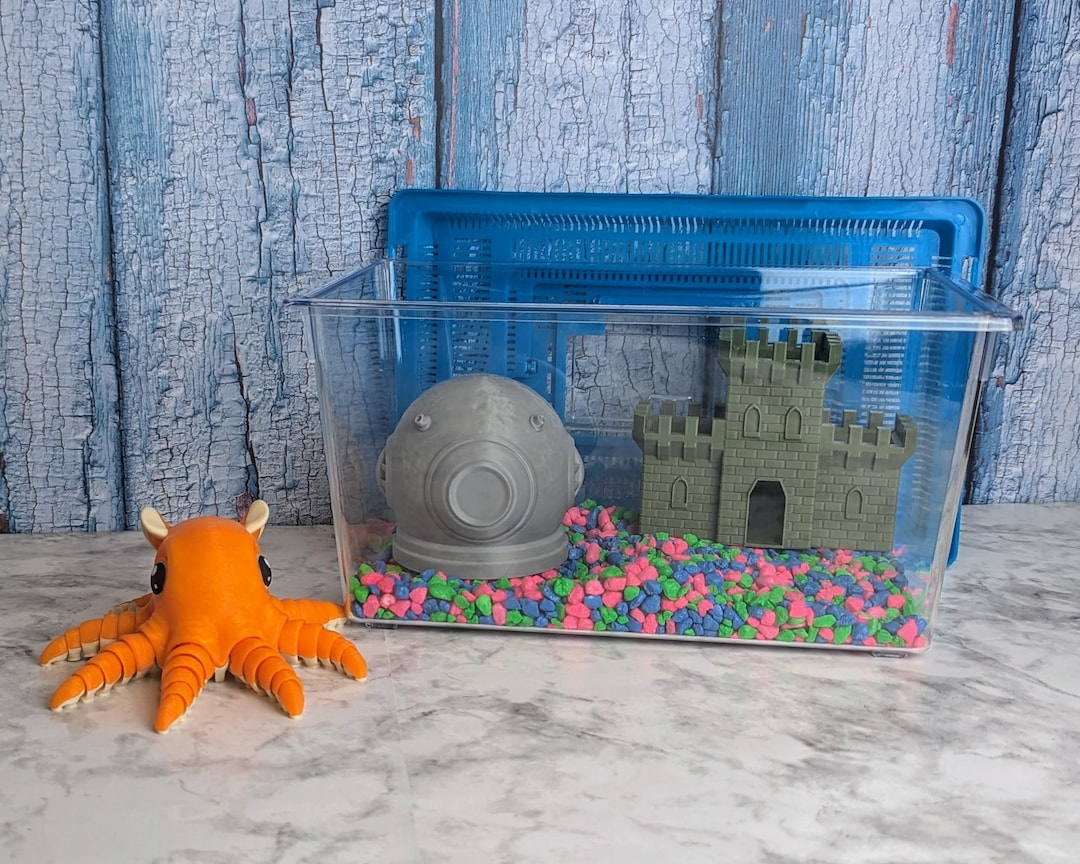 3D Printed Pet, 3D Printed Flapjack Octopus ,class Pet Take Along ...