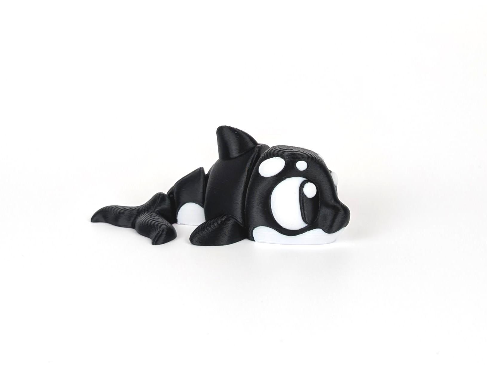 3D Printed Articulated Orca Toy: Flexi Fidget Desk Pet - Etsy