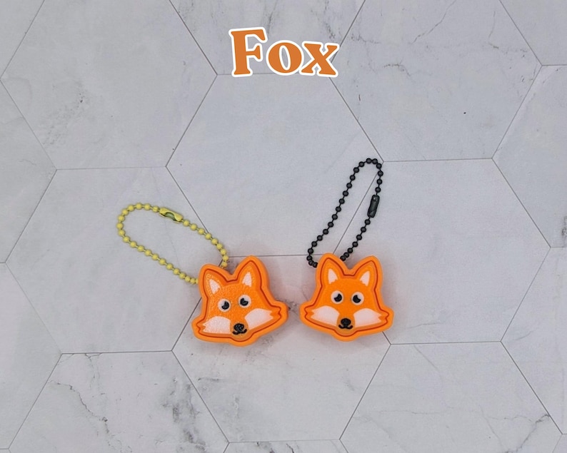 Forest Animal Fidget Clickers | 3D Printed Keychain Toys With Keyboard ...