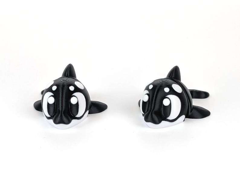 3D Printed Articulated Orca Toy: Flexi Fidget Desk Pet - Etsy