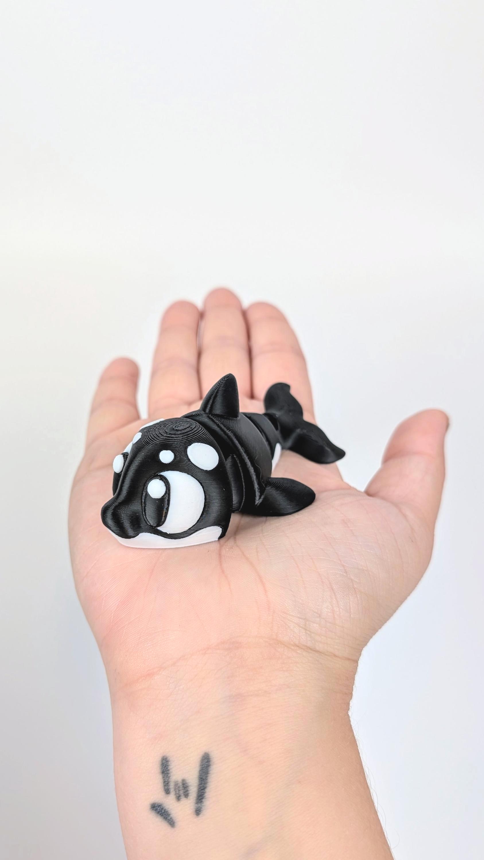 3D Printed Articulated Orca Toy: Flexi Fidget Desk Pet - Etsy