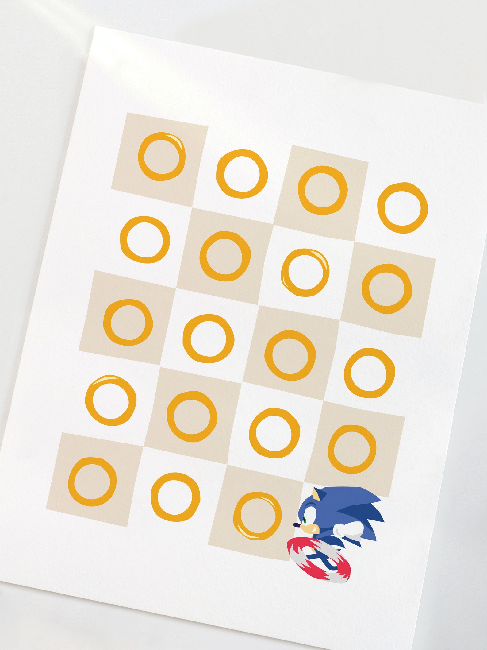Sonic the Hedgehog DIGITAL DOWNLOAD | Minimal Sonic Art | Cozy Games ...