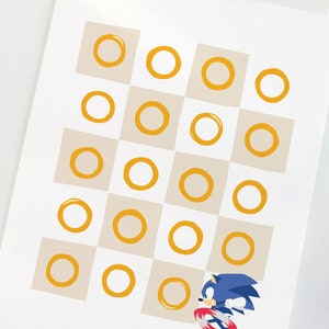 Sonic the Hedgehog DIGITAL DOWNLOAD | Minimal Sonic Art | Cozy Games ...