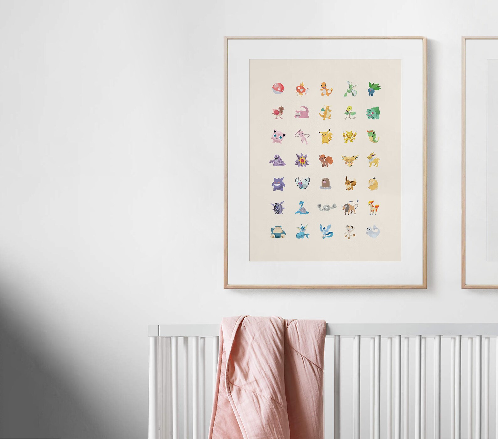 Pokémon Gradient Gen 1 Print Minimal Pokemon Art Cozy - Etsy