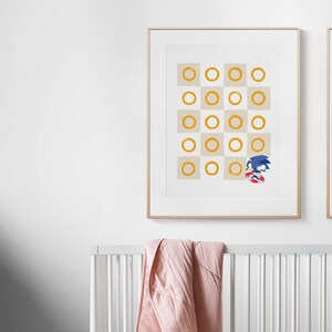 Sonic the Hedgehog | Minimal Sonic Art | Cozy Games | Playful Kids ...