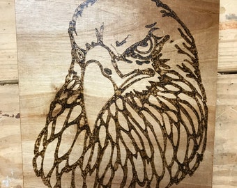 Eagle wood burning | Etsy