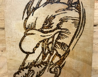 Eagle wood burning | Etsy