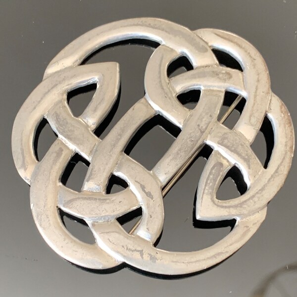 Pewter Brooch - Etsy