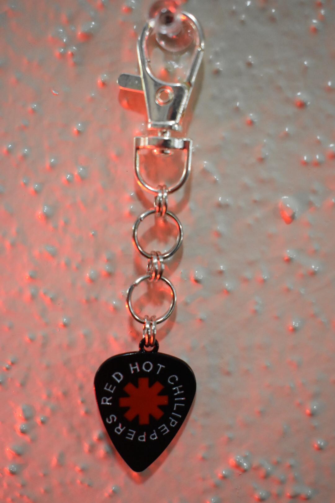 Rock Band Keychain Red.hot.chili.peppers - Etsy