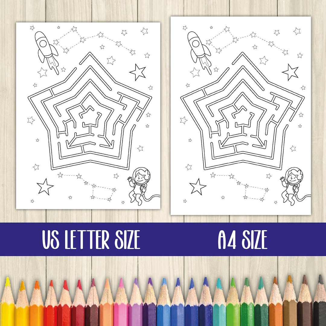 30 Labyrinths to Print for Children, Coloring, Creativity, Download ...