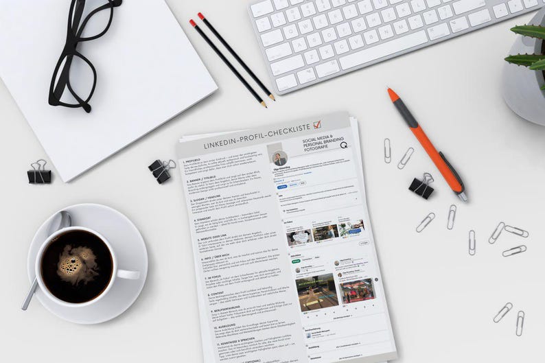 Linkedin Profile Checklist | Social Media Checklist | Template for ...