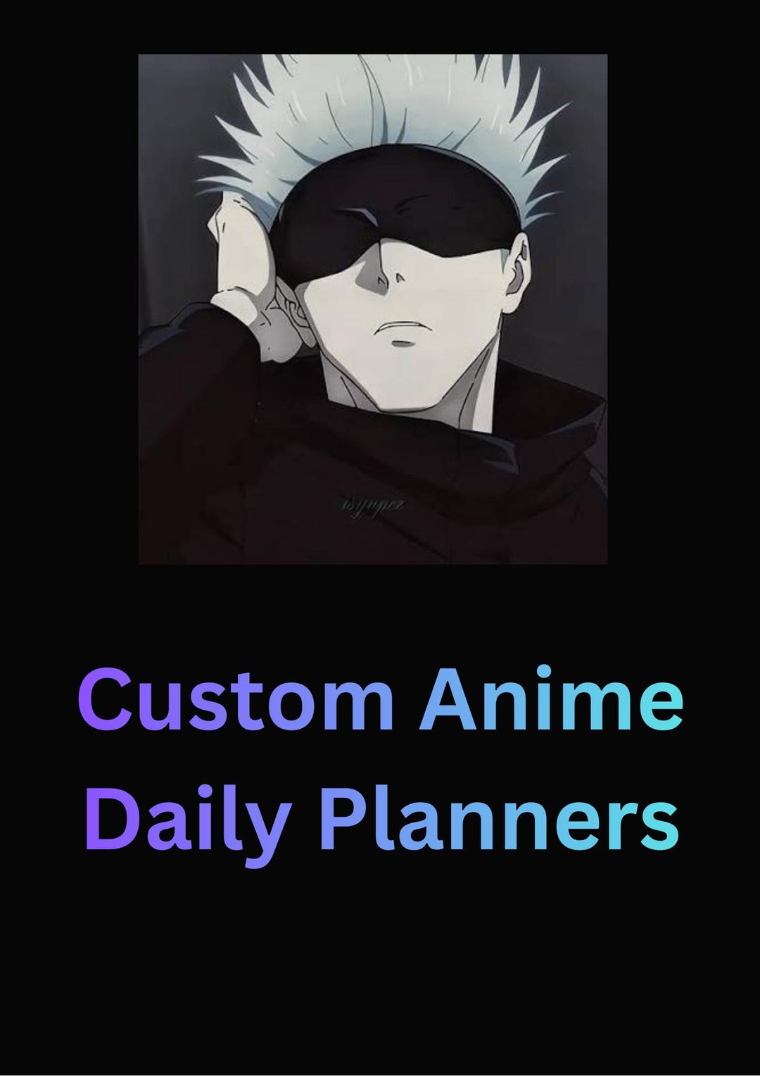 Custom Anime Printable Daily Planners - Etsy