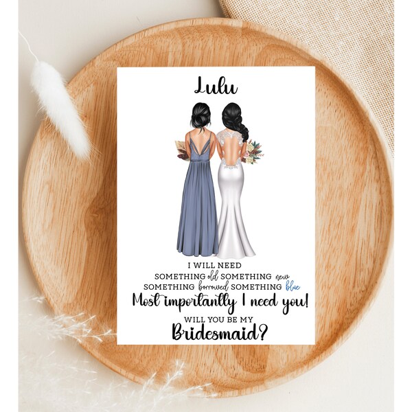 Bridesmaid Poem - Etsy