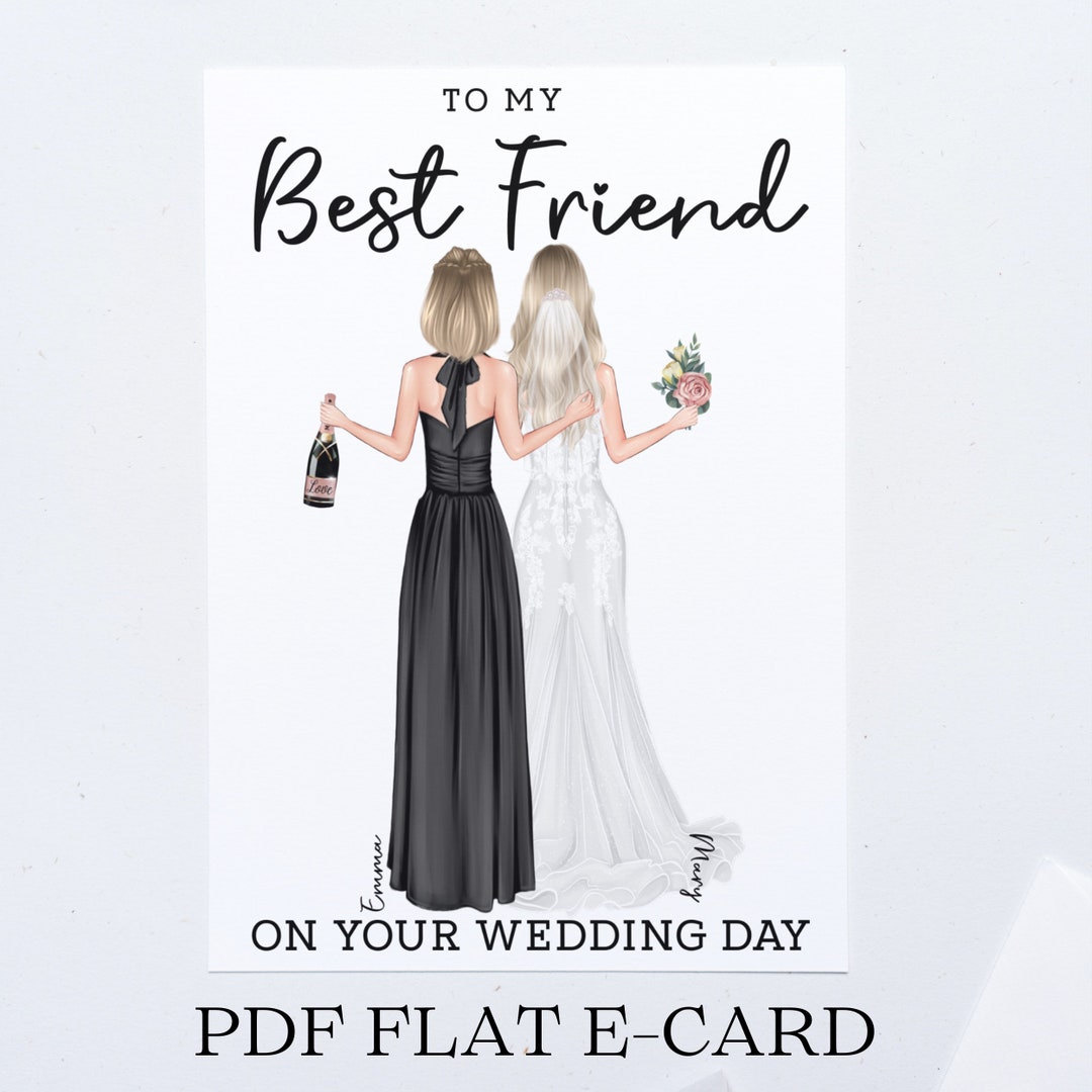 PRINT at Home Personalized Gift From Best Friend to My Best Friend on ...