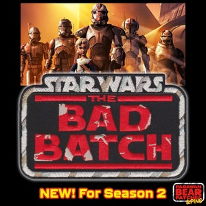 Star Wars the Vintage Collection Style the Bad Batch Logo Iron-on ...