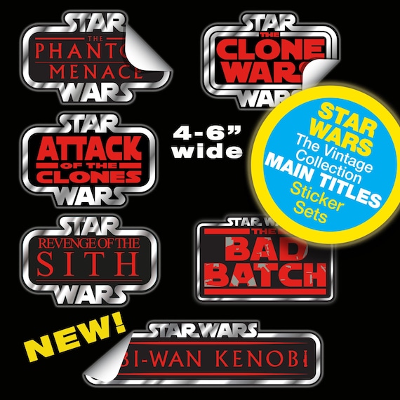 STAR WARS SAGA Prequel Trilogy Era main Titles - Etsy Australia