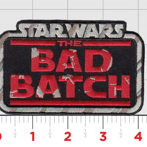Star Wars the Vintage Collection Style "the Bad Batch" Logo Iron-on ...