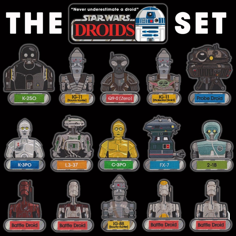Star Wars DROIDS the Set Complete Set of ALL 41 - Etsy
