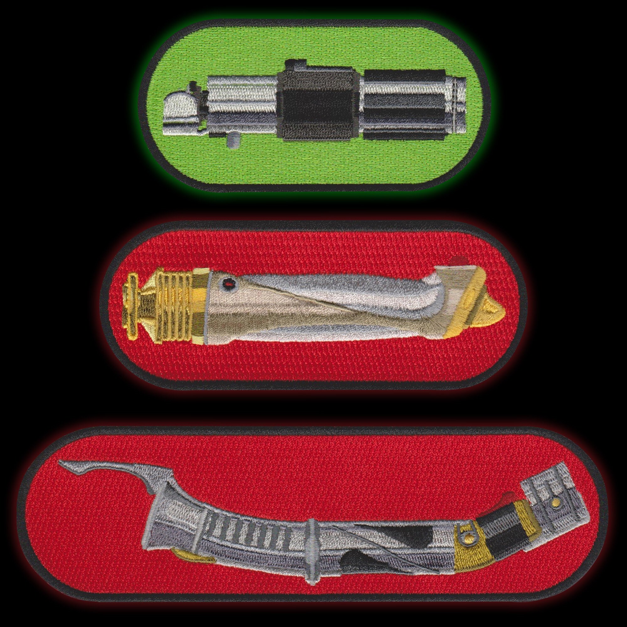 Star Wars Lightsaber Embroidered Patches: Saga Full Set of 16 Styles - Etsy