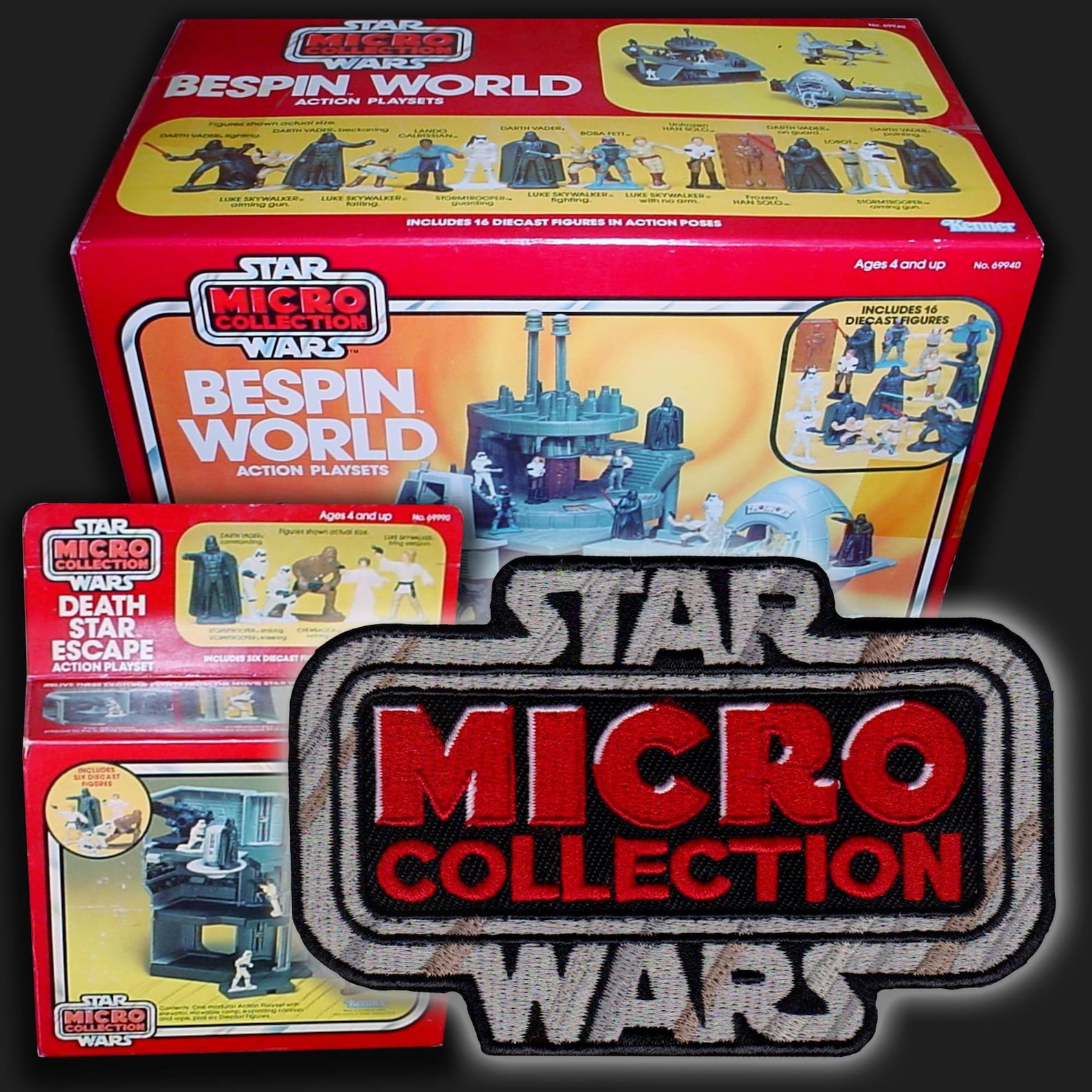 Kenner Star Wars Micro Collection Vintage Toy Logo Embroidered - Etsy ...