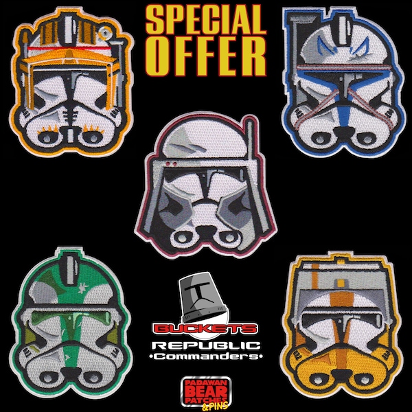 Clone Wars Helmet Patches - Etsy