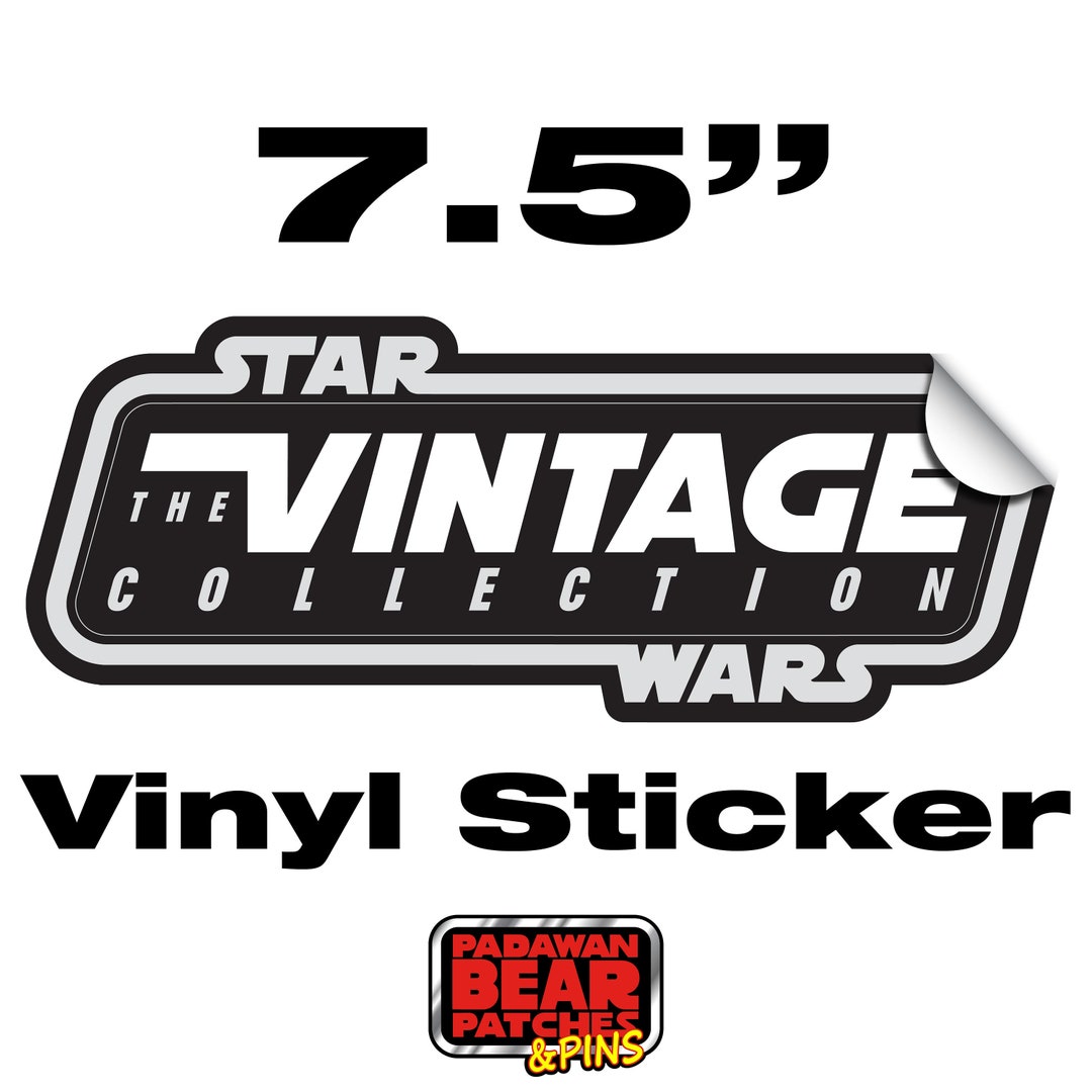 BIG Size Star Wars "the Vintage Collection" Logo Vinyl (bumper) Sticker ...