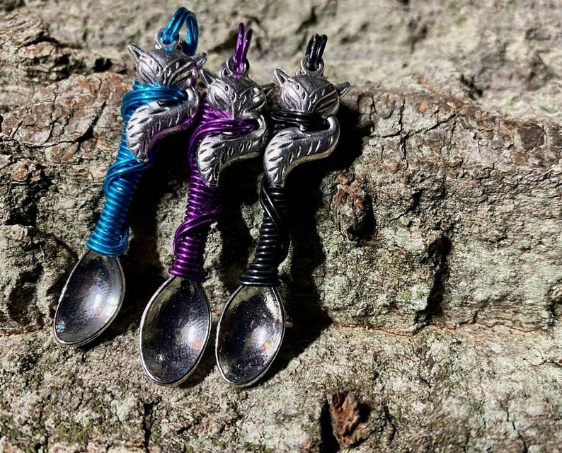 Fox Wire Wrapped Mini Spoon - Etsy