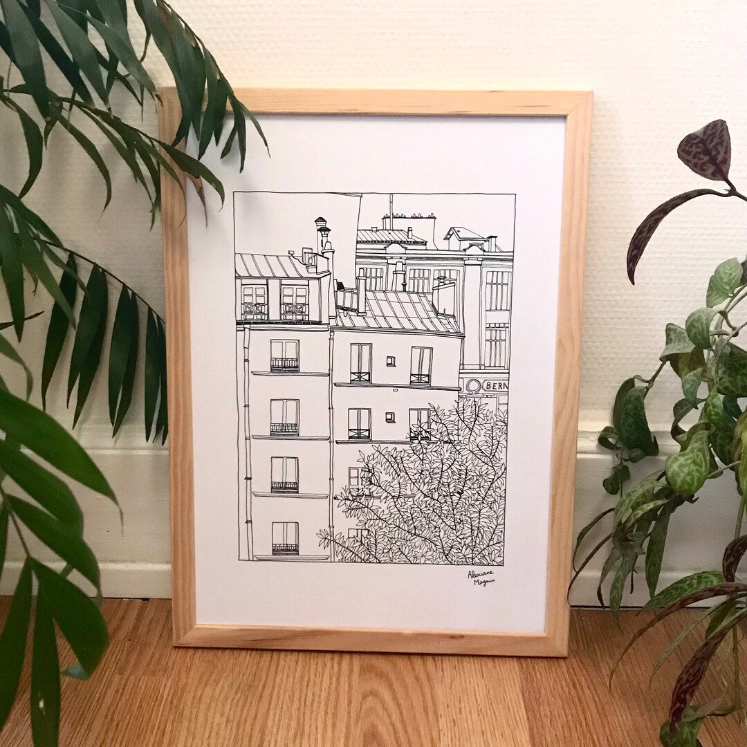 Poster A3 / Paris 3e (A3 Poster / 3rd Arrondissement of Paris) - Etsy