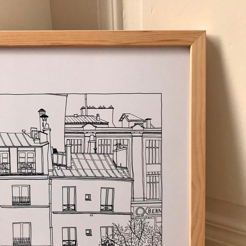 Poster A3 / Paris 3e (A3 Poster / 3rd Arrondissement of Paris) - Etsy