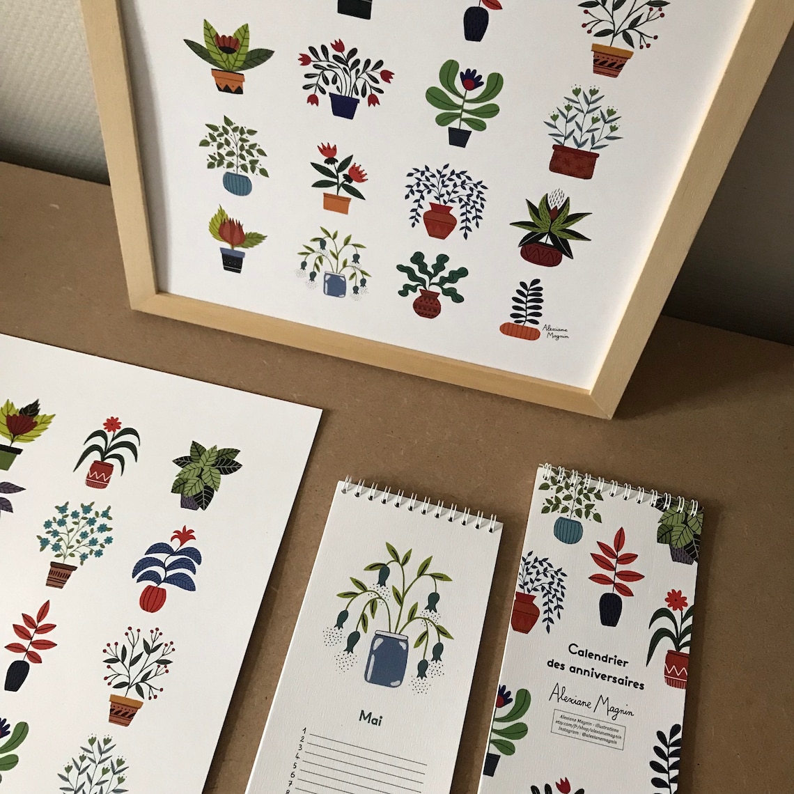 Birthday Calendar / Perpetual Calendar to Note Recurring Dates ...