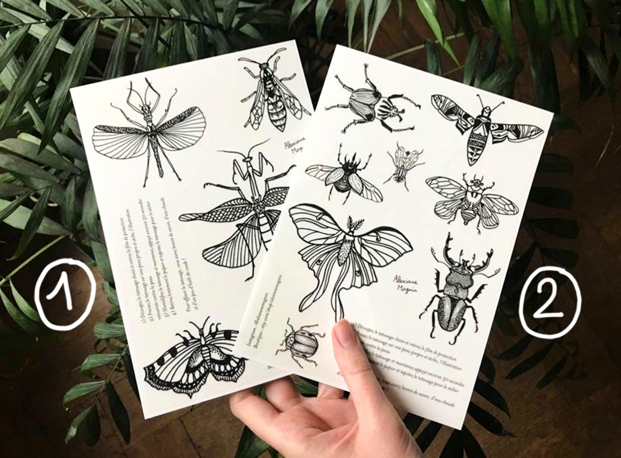 Temporary Tattoos / Temporary Tattoos | Etsy