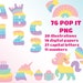 Layered Pop It Alphabet and Numbers for Cutting Pop It Alphabet Capital ...