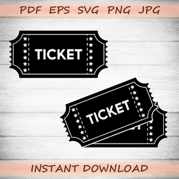 Cinema Ticket Print - Etsy