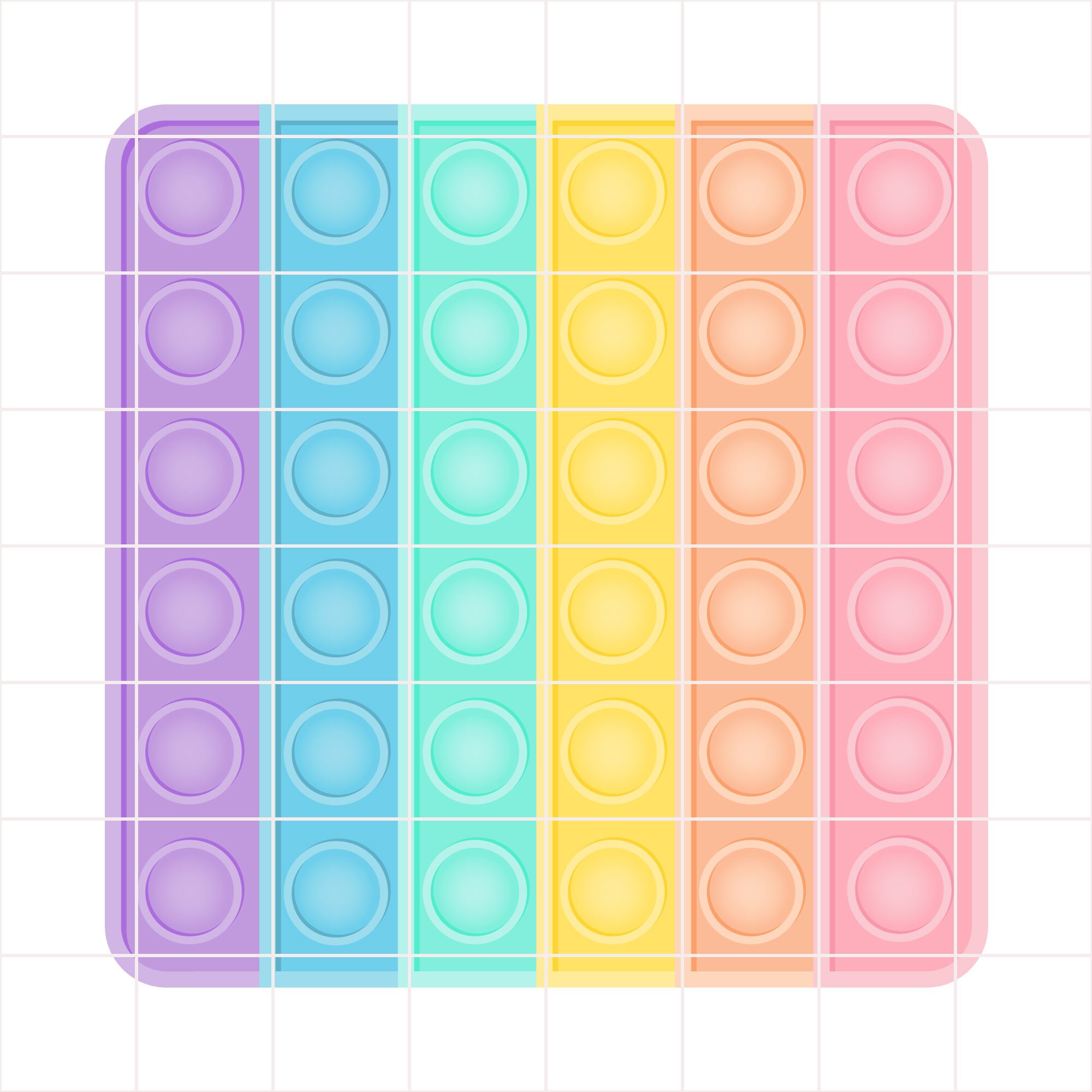 Pop it Clipart Pastel / Pop it Bundle Pastel / Unicornio / | Etsy México