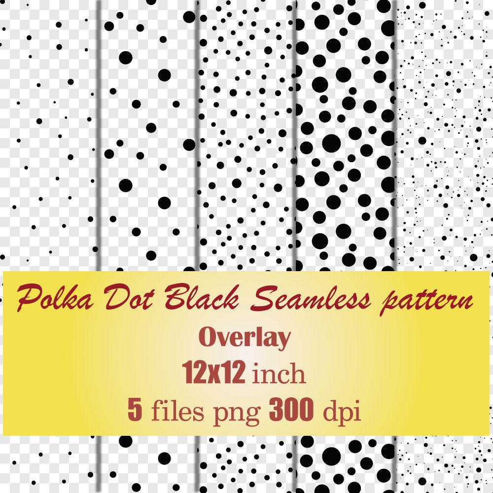 Black And White Polka Dot Seamless