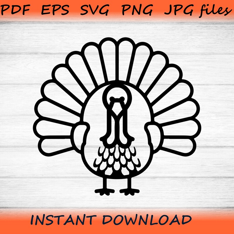 Turkey Silhouette - Etsy