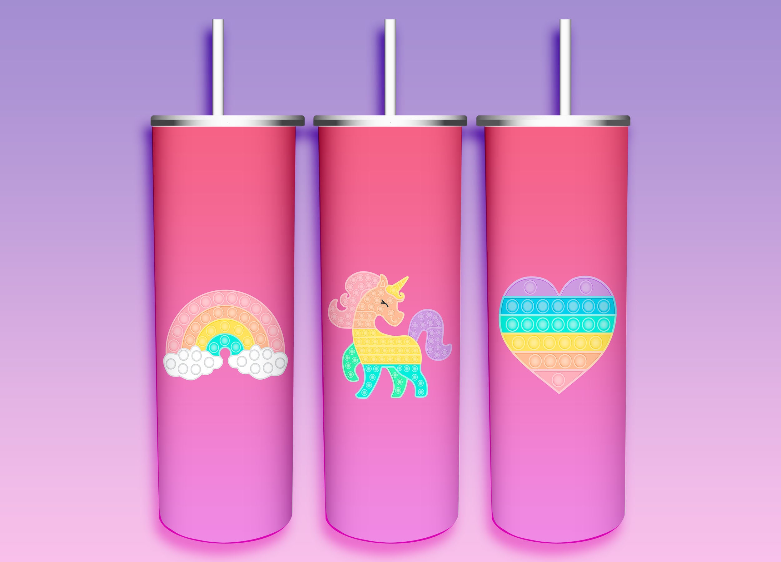 Pop It Clipart Pastel Pop It Bundle Pastel Unicorn - Etsy UK