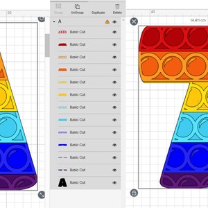 Layered Pop It Alphabet and Numbers for Cutting | Pop It Alphabet ...