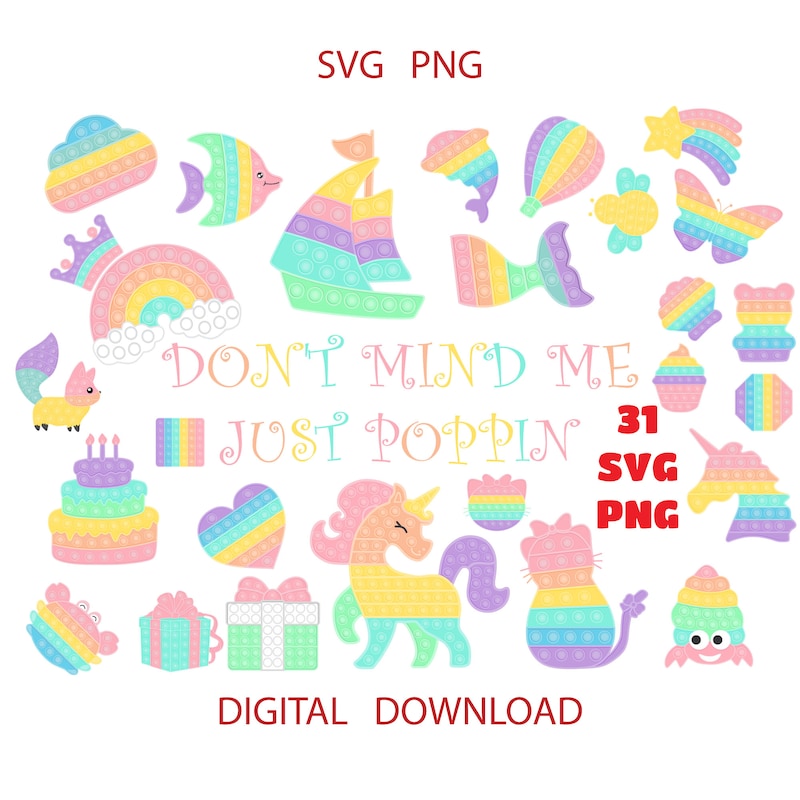 Popit Invitation - Etsy