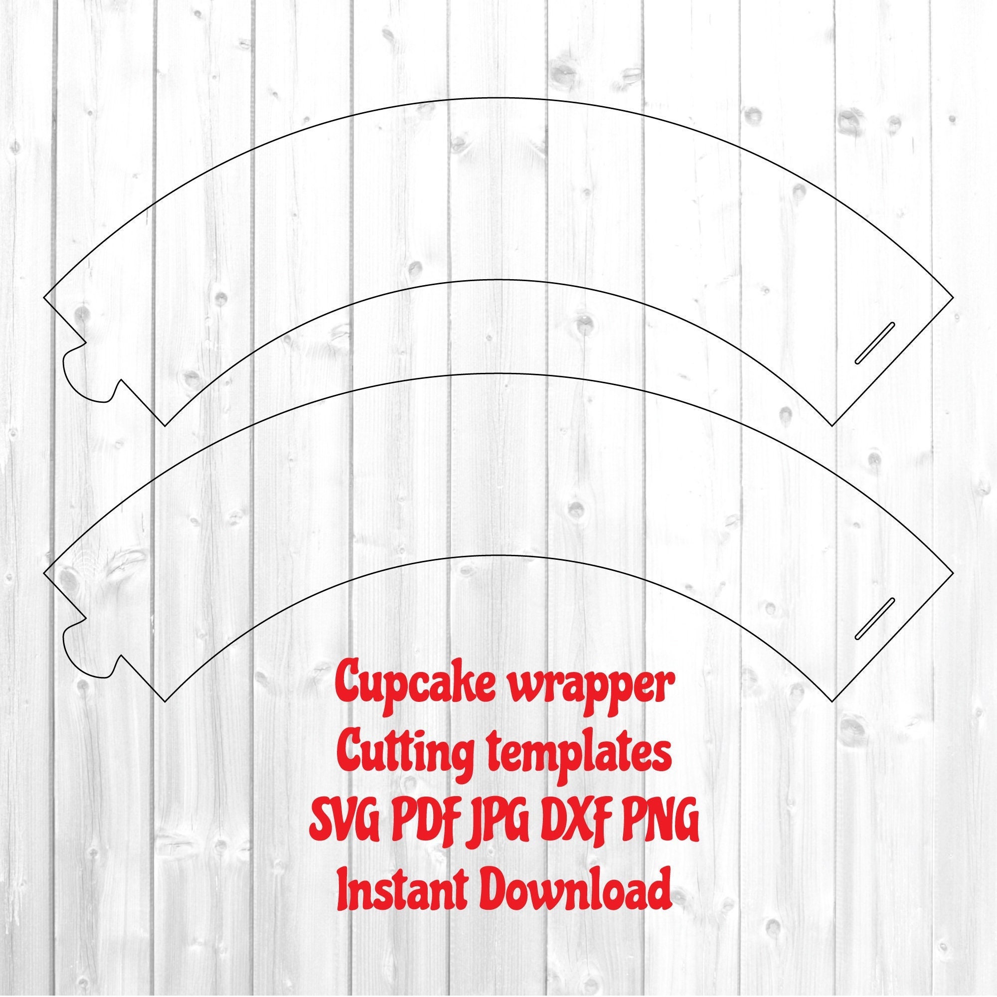 Cupcake Wrapper Template Download
