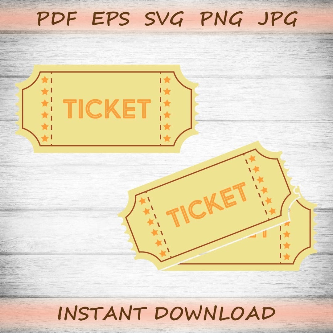 Ticket | Tickets | Cinema | Theatre | Concert | Cutting and Print ...