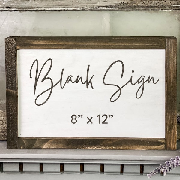 Blank Wood Sign - Etsy